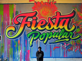 Elliot Túpac realiza mural en barrio de Londres | Trujillo Perú